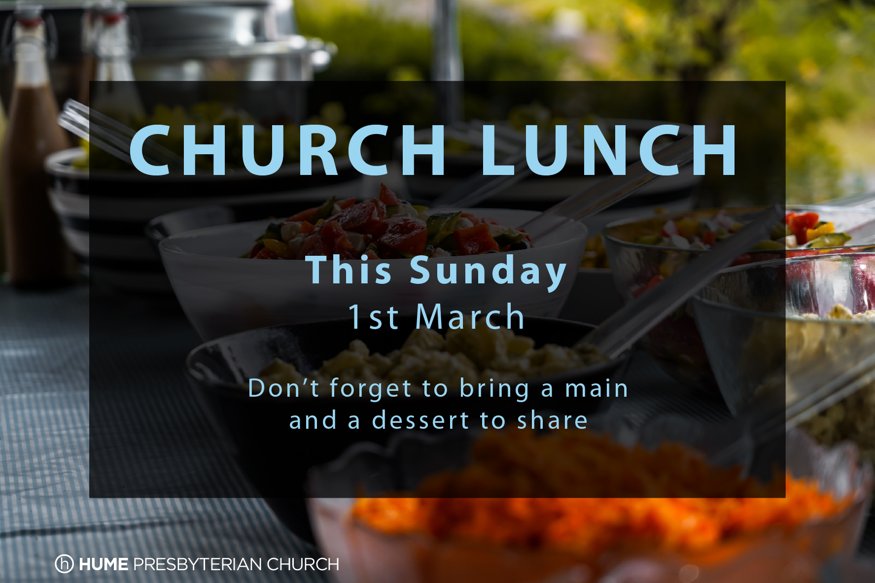 Church Lunch – Hume Presbyterian Church